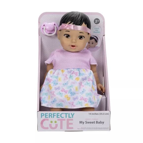 Perfectly Cute | Toys | Perfectly Cute Basic 4 Girl Baby Doll Dark ...